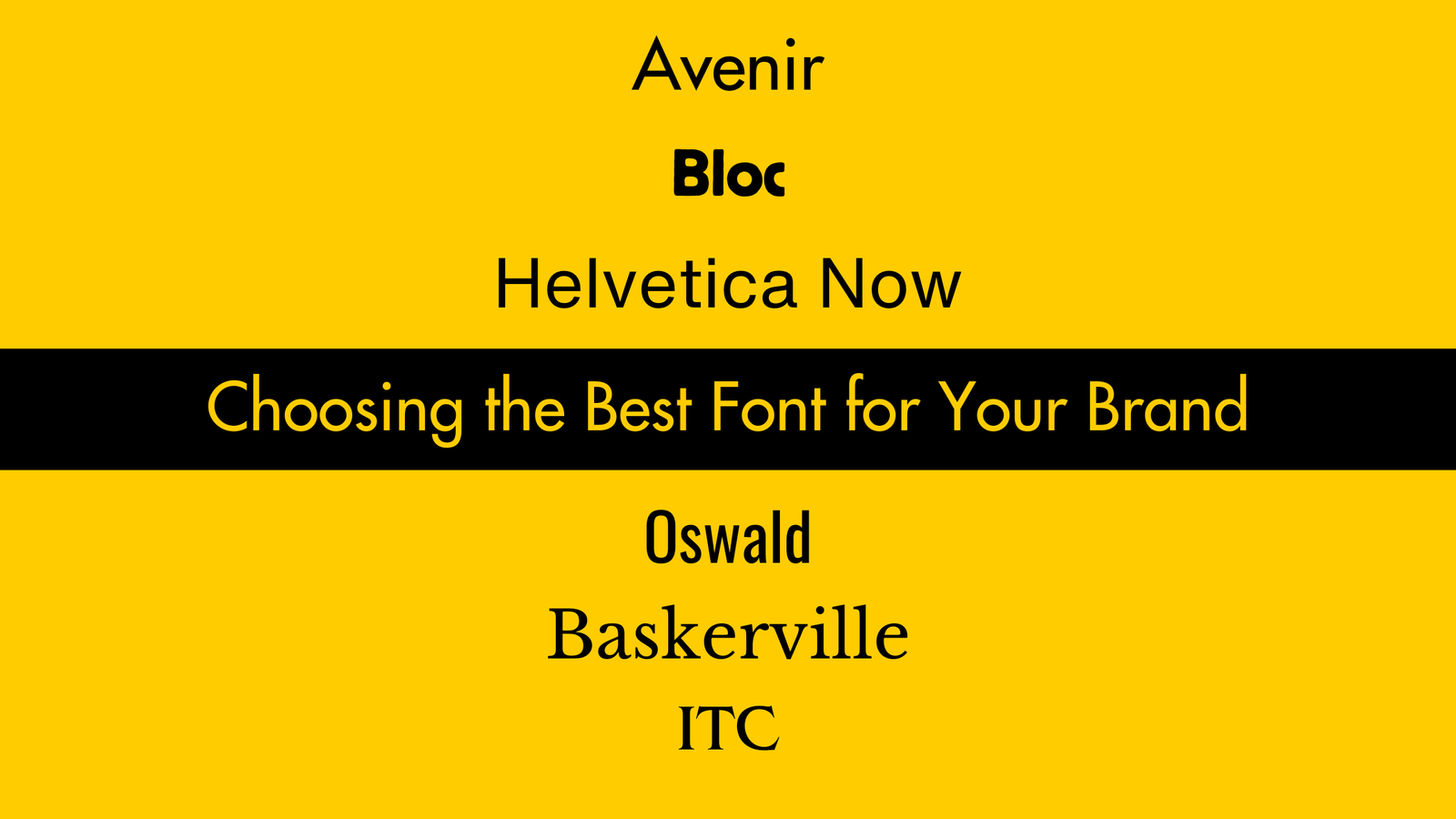 Choosing the Best Font for Your Brand: Crafting Your Brand's Identity ...